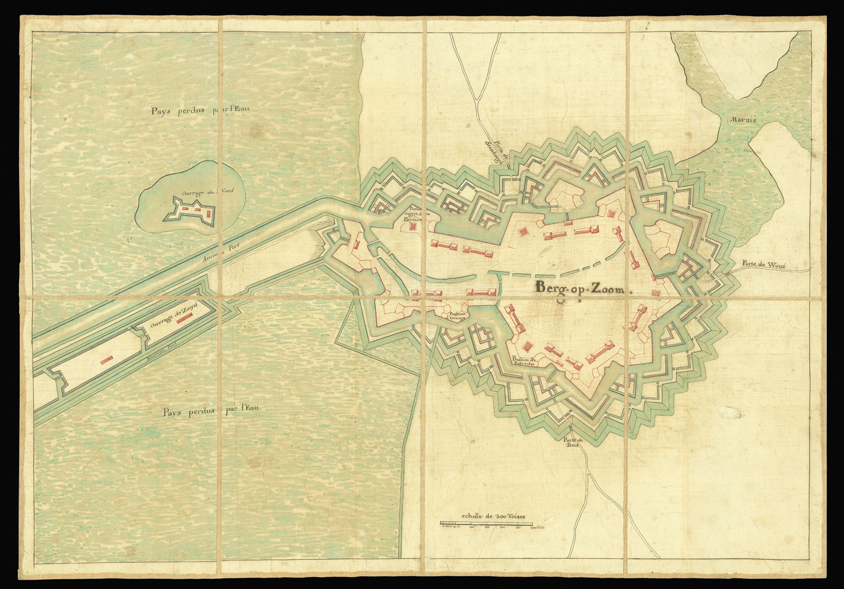 Plan de la ville de Berg-op-Zoom | Maps | Daniel Crouch Rare Books
